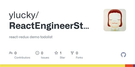 GitHub Ylucky ReactEngineerStudy React Redux Demo Todolist
