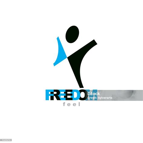 벡터 그림을 제기 도달 행복 추상 남자의 성공적인 사업 경력의 상징 기업 개발 기호입니다 자유 창작 로고입니다 0명에 대한 스톡 벡터 아트 및 기타 이미지 Istock