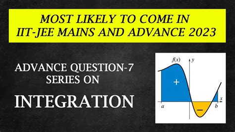 Jee Advance 2023 Integration Series Question 7 Youtube