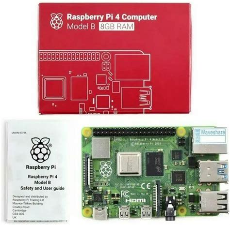 Микрокомпьютер Raspberry Pi 4 Model B 8gb Ram купить по низким ценам в интернет магазине Ozon