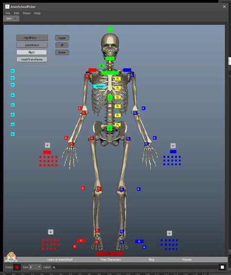 Skeleton Rig 2 0 0 For Maya Flippednormals