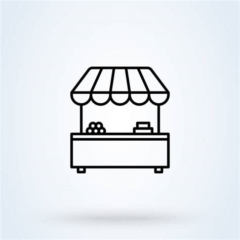 2300 Vendor Booth Icon Stock Illustrations Royalty Free Vector