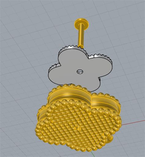 3d Van Cleef Pendant Model Turbosquid 2228659