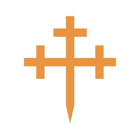 Cross Crosslet Fitchy Sticker Decal Die Cut Self Adhesive Vinyl Weatherproof Made In Usa