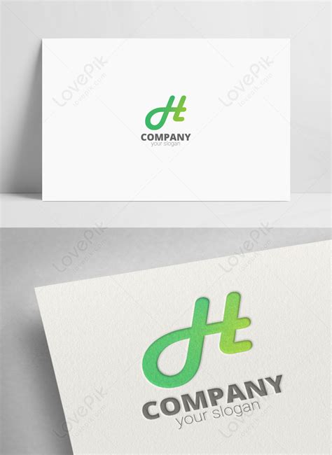 그라디언트 간결한 편지 H 로고 이미지 사진 450043433 무료 다운로드