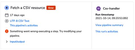 Common Pipeline Errors Quickbase Help