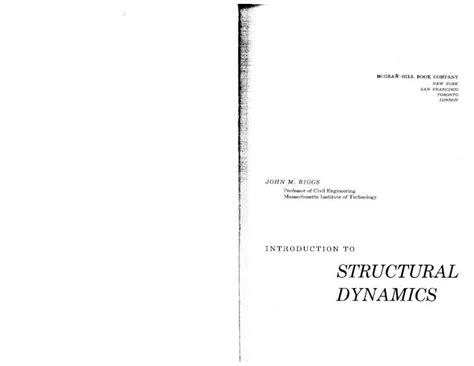 Pdf Introduction To Structural Dynamics Dokumen Tips