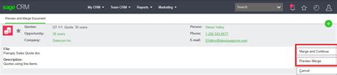 Sage CRM 2021 R2 Changes In Mail Merge Functionality Sage CRM