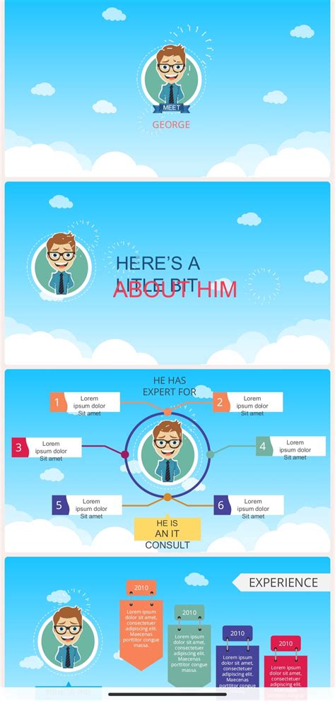 Template Powerpoint Animasi Bergerak Download Gratis Ppt Tema Konsultan 3