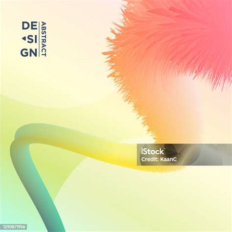 추상적 인 다채로운 벡터 배경 깃털 또는 푹신한 효과 디자인 브로셔 웹 사이트 전단지 배너에 대한 색상 흐름 액체 웨이브 스톡 일러스트레이션 0명에 대한 스톡 벡터 아트 및