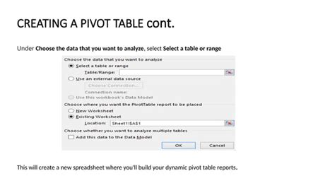 Pivot Tables Summarize Complex Datasets Ppt