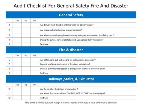 Top 10 Safety Checklist Templates With Samples And Examples