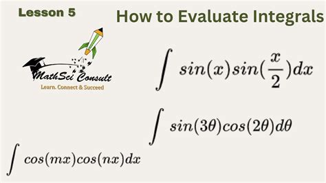 Calculus Ii Trigonometric Integral Lesson 5 Youtube
