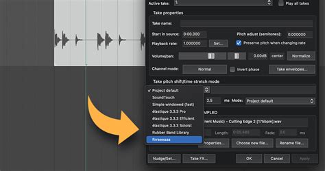 Rrrreeeaaaa New Stretching Mode In Reaper