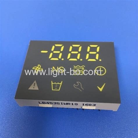 Customized Enhanced Background Multicolour 7 Segment Led Display With Blue Led Backlight