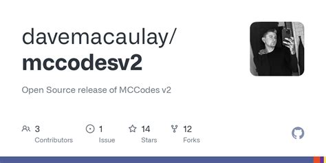 Github Davemacaulaymccodesv2 Open Source Release Of Mccodes V2