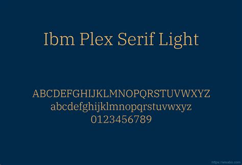 Ibm Plex Serif Light Font Free Download Ttf Otf Wisabo Fonts