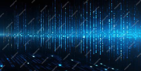 Premium Photo Grey Colored Background With A Binary Code With Dark