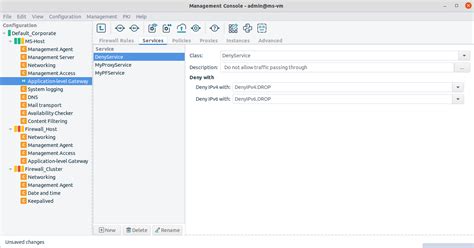 643 Procedure Creating A New Denyservice Proxedo Network