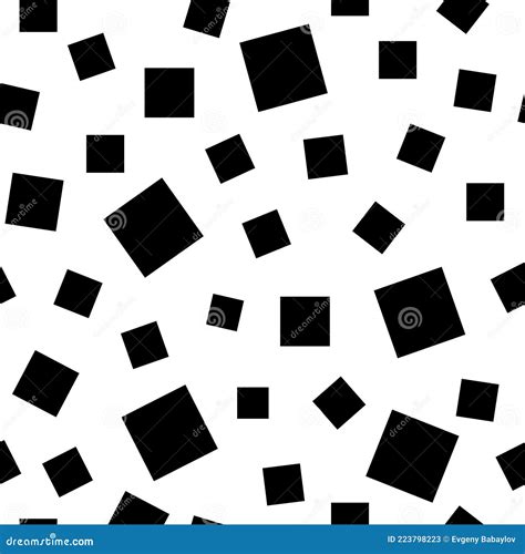 Seamless Pattern Various Geometric Shapes On A White Background Vector Stock Vector