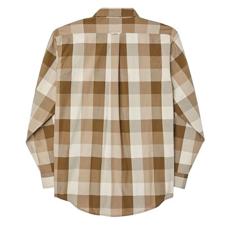 Filson Feather Cloth Shirt Tan Olive Khaki Yards Store