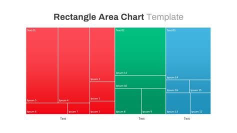 Rectangle Area Chart Template Slidebazaar