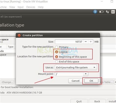 Cara Install Ubuntu Di VirtualBox Lengkap Untuk Pemula Nesabamedia