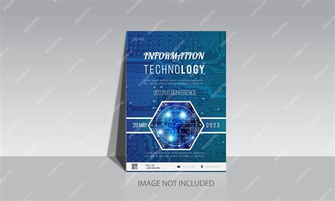 Premium Vector Science And Technology Gadgets Flyer Poster Leaflet Template