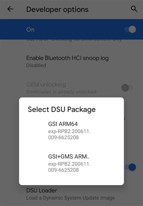 dynamic system updates dsu platform android developers