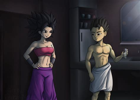 Teira Novas Stuff On Tumblr Caulifla And Cabba Moment From The