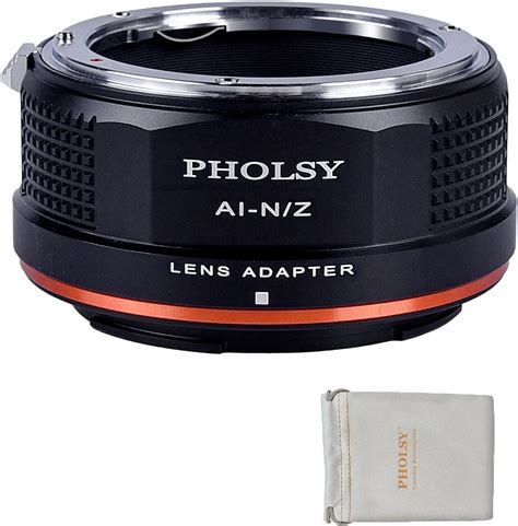 Pholsy Ftz Lens Adapter For Nikkor Aifaisafaf Iaf S Lens Compatible With Nikon F Lens To