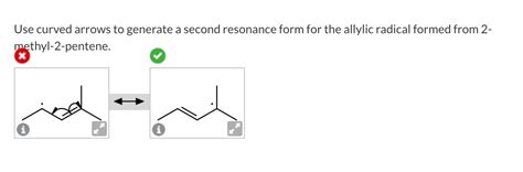 Solved Use Curved Arrows To Generate A Second Resonance Form
