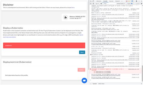 A `undefined` Error Alert When Deploying A Kubernetes Master And Worker