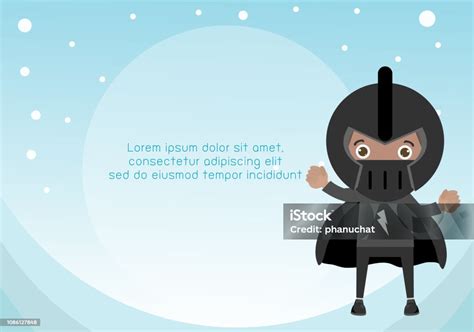 배경 광고 브로셔 당신의 텍스트 귀여운 작은 슈퍼 히어로 어린이 아이 아이 프레임과 프레임 벡터 일러스트 레이 션에 대 한 서식 파일에 슈퍼 히어로 아이 슈퍼히어로에 대한