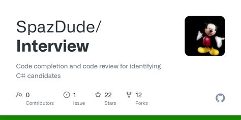 Github Spazdude Interview Code Completion And Code Review For Identifying C Candidates