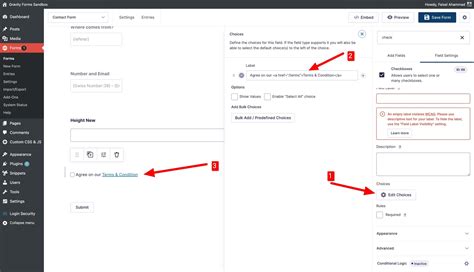 How Add Link To Webpage In Checkbox Choice Get Help Gravity Forms