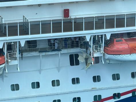 Lifeboat Breaks And Falls Off Carnival Cruise Ship In Cozumel Luxury
