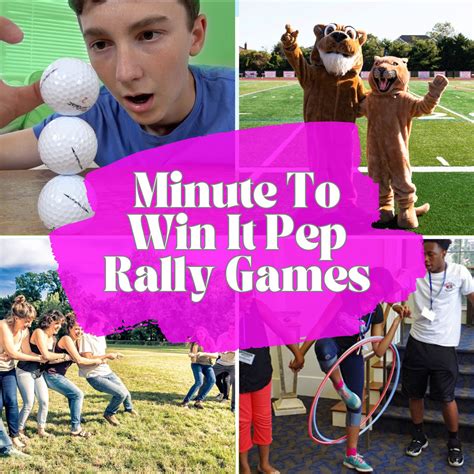 57 Minute To Win It Pep Rally Games Momma Teen