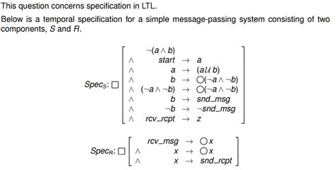 Solved This Question Concerns Specification In LTL Below Is Chegg Com