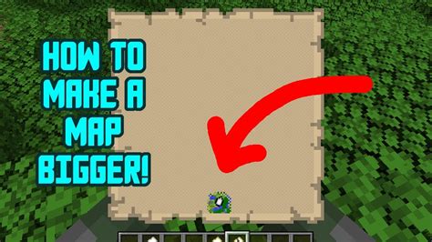 In Minecraft How To Make A Map Bigger YouTube