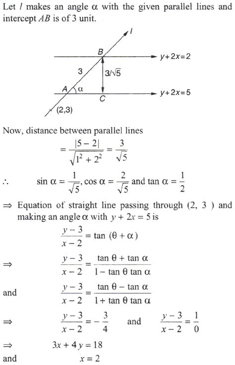 Equation Of Line Passing Through Point Mathematics Sa