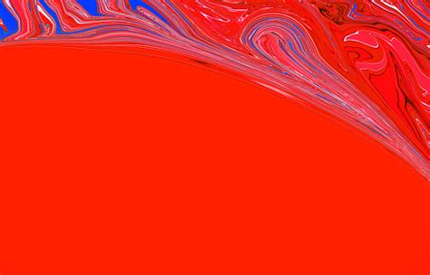 모서리에 유체 파란색 선이있는 추상화 밝은 빨간색 빈 배경 아트 트리피 디지털 배경 곡선 모양 그림입니다 활기찬 크리스마스 배너 템플렛 공간을 복사합니다 광고 텍스트에 대한