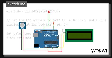 Liquid Cristal Wokwi Esp32 Stm32 Arduino Simulator
