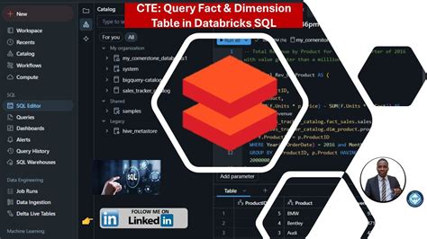 18 Query Fact And Dimension Tables In Databricks Sql Using Cte Youtube