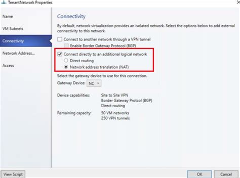 Set Up Nat For Traffic Forwarding In Sdn Infrastructure By Using Vmm Microsoft Learn