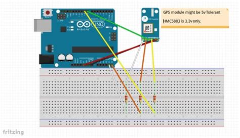 Using A Hobby Ace Ublox Gps Module Built In Compass With Arduino Uno