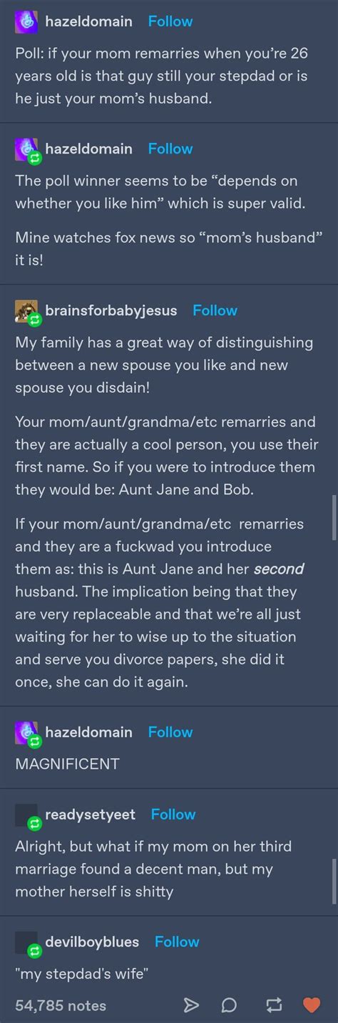 If Your Mom Remarries Rcuratedtumblr
