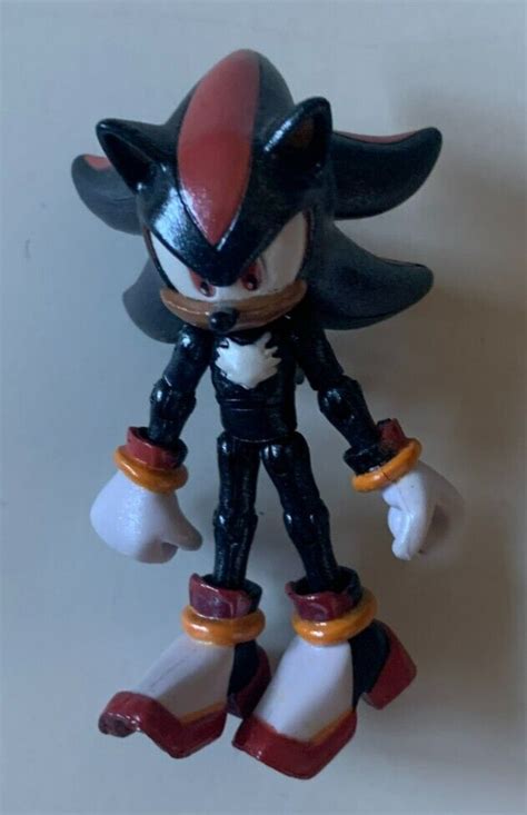 Sonic The Hedgehog Jazwares Shadow The Hedgehog 3 75 Inch Metallic Figure Loose 4597742384