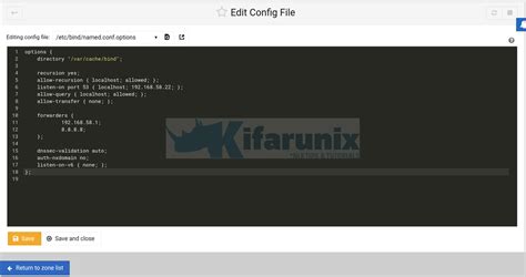 Configure Bind Dns Server Using Webmin On Debian 11