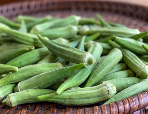 Okra Now At Peak Season May Be The Most Meaningful And Expressive Vegetable For This Singular